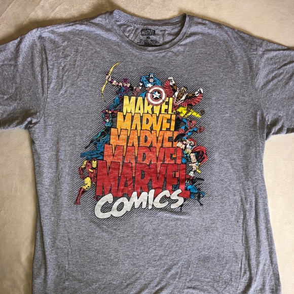 Marvel | Shirts | Marvel Comics Avengers 8s Comic Book Costumes Xl ...